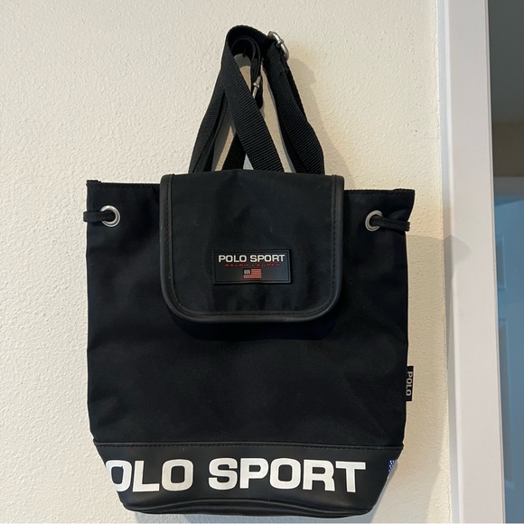 Polo Ralph Lauren | Bags | Polo Sport Ralph Lauren Vintage Mini Black ...